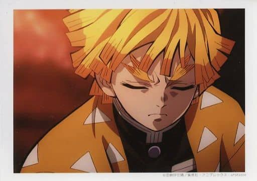 Zenitsu Agatsuma (closing his eyes)' TV Anime Demon Slayer: Kimetsu no ...