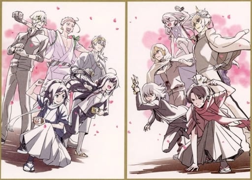Set of 2 set - Color Paper - Kaado - "Special TOUKEN RANBU HANAMARU ...