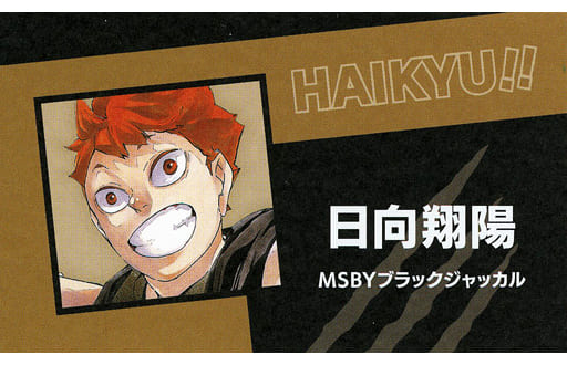 Character card HINATA SHOYO (Haikyu!)' Weekly Shonen Jump Bizcard ...