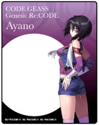 Character card Ayano Kosaka, Nagoya' CODE GEASS Genesic Re ; CODE Acrylic Card 03.' | Goods ...