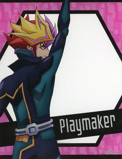 Character card Playmaker "Yu-Gi-Oh! VAINS Acrylic Card 01. Draw it down ...