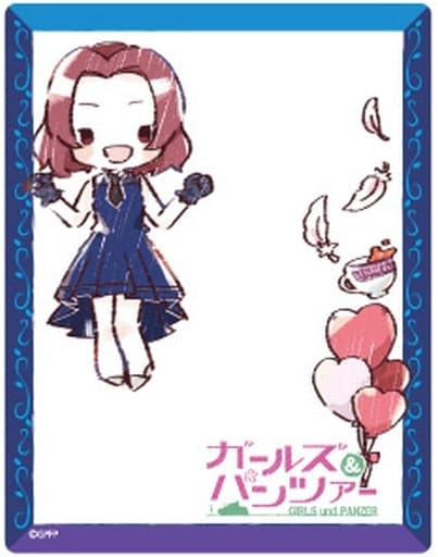 Character card Rosehip "GIRLS & PANZER Acrylic Card 02. Uniform Dress ...