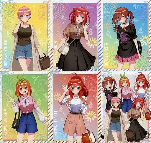 Set of 6 items event bromide "Eiga The Quintessential Quintuplets POP ...