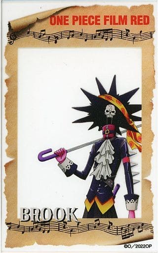 Brook "ONE PIECE FILM RED Trading Clear Card Collection" limited to ...