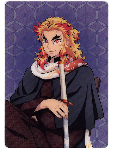 Character card Kyojuro Rengoku (upper body) "Demon Slayer: Kimetsu no ...