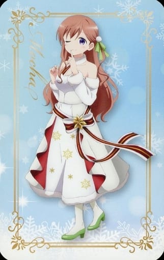 Mocha Character Manager Card Winter White "Is the Order a Rabbit? BLOOM ...