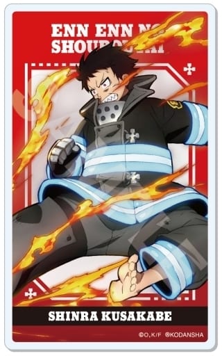 01. Shinra Kusakabe' Fire Force Acrylic Card 1st series' | Goods ...