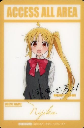 Ijichi Niona Backstage pass style card "Bocchi, Za Rokku! in SMILE BASE ...