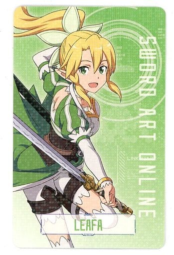 Character card Leafa Original Card "SWORD ART ONLINE ×SAMURAI ENERGY× ...
