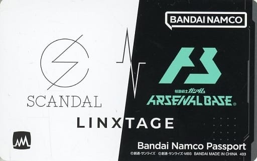 Character card [Single item] logo original design NAMCO BANDAI Passport ...