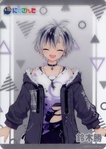 Masaru Suzuki Rider Clear Card "Virtual YouTuber Niji-Sanji" コトブキヤショップ Limited Rider Clear Card ...