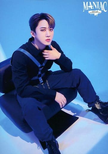 Character card Changbin / vertical, full-body, sitting random trading ...