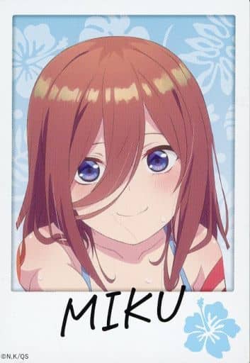 Sankyu Nakano Original Cheki Style Card "The Quintessential Quintuplets ...
