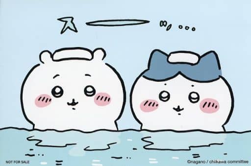 Chii Kawa & Hachiware Original Card (cold water bath) "Chii Kawa ...
