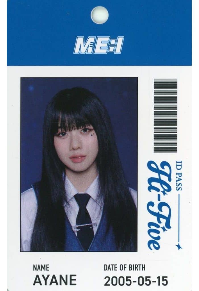駿河屋 - AYANE(ME：I) Hi-Five ID PASS(パス) 「CD Hi-Five FC限定ソロジャケット AYANE盤 ...