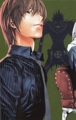 Light Yagami & Ryuk Kira Card (Postcard) 「 Bunko Comic DEATH NOTE ...