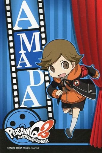 Amata Inui Postcard "SEGA Collaboration Cafe KUJI Persona Q2 New Cinema Labyrinth" F Award ...