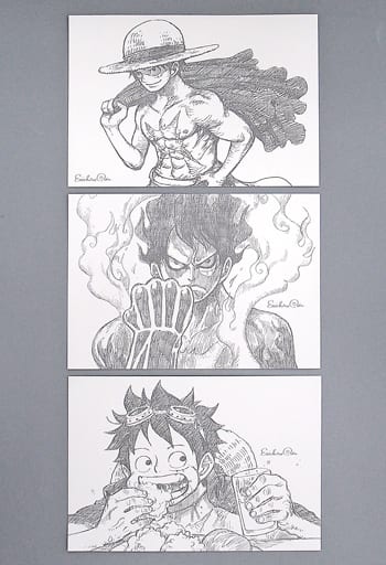 Monkey D. Luffy Postcard 3-Pack 「 ONE PIECE 」 | Goods / Accessories ...