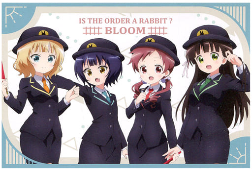 Chiya Ujimatsu, Shallow, Maya and Meg postcards "Is the Order a Rabbit ...