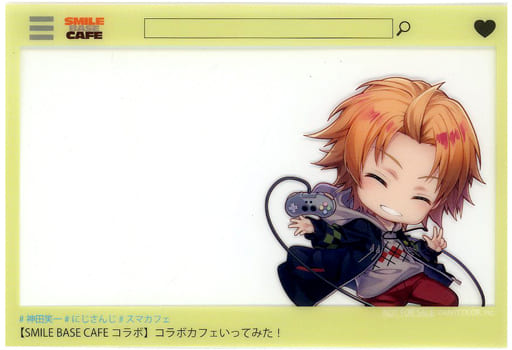 Kanda Shoichi (Mini Character) Clear Postcard "virtual YouTuber ...