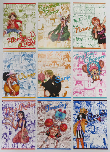 Set of postcards (with case) "ONE PIECE Special Exhibition Hello, ONE ...