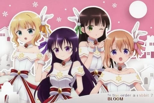 Gathering (pink) Bonus postcard Winter White "Is the Order a Rabbit ...