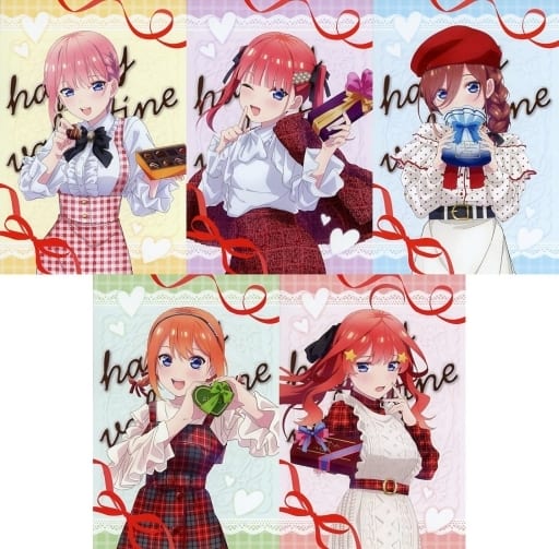 Postcard Complete set of 5 postcards "Eiga The Quintessential ...