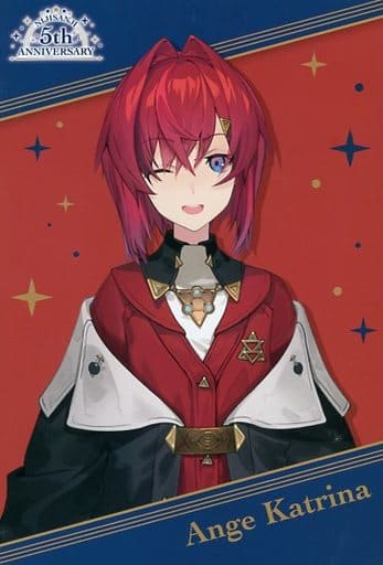 Ange Katrina postcard "Virtual YouTuber Niji-san 5th Anniversary fair ...