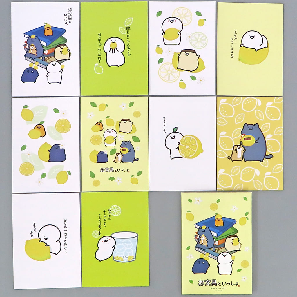 駿河屋 - 集合 ポストカード10枚セット 「お文具といっしょ OBUNGSAN POP UP SHOP in MARUZEN JUNKUDO ...