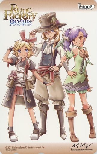 Game and PC telephone cards Elena / James / Odette 「 Rune Factory ...