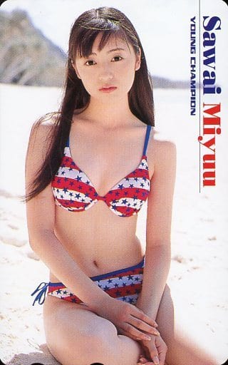 Female idol and actors telephone card Miyuu Sawai 「 (Miyuu) 」 Young Champion | Toy Hobby ...
