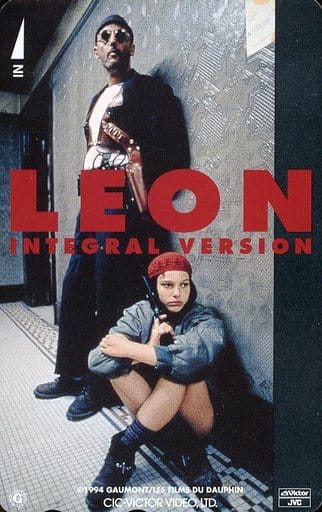 Movie and drama telephone cards Jean Leno / Natalie Portman "LEON ...