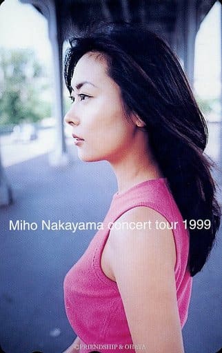 駿河屋 - 中山美穂「Miho Nakayama concert tour 1999」（テレホンカード）