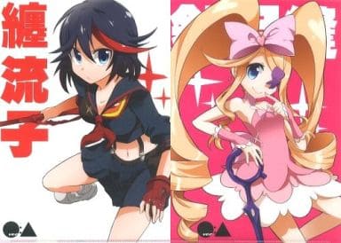 Doujin Accessories / [KILL LA KILL] A4 Clear File Matoi Ryuko & Ayune Araragi COMIC1 ☆ 8/Over ...