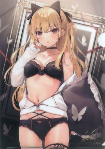 [Original] A4 Clear File Cat Ear (6U ☆) COMIC1 ☆ 17/ETERNAL LAND | Doujin | Suruga-ya.com