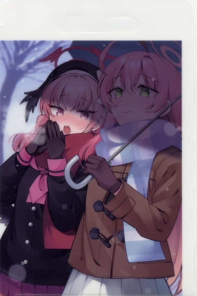 駿河屋 - 【ブルーアーカイブ】クリアファイルバッグ 下江コハル＆聖園ミカ(はまじあき) C103/BLANK802.（クリアファイル）