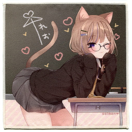 駿河屋 - 【オリジナル】マイクロファイバークロス(まふゆ) C96/salmon（タオル・手ぬぐい）