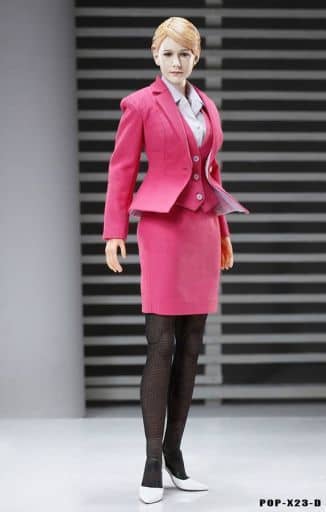 Doll accessory 1/6 Office Lady Business Suit Set D Pink | Toy Hobby ...