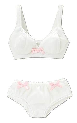 Simple Bra & Panties II for 50 cm (White x Pink) | Toy Hobby | Suruga ...
