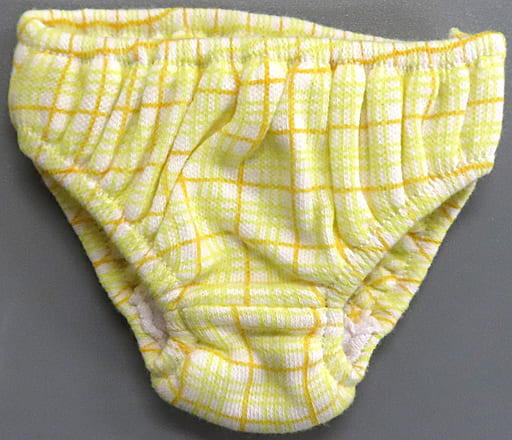 Doll accessory Check Pants for 60 cm (Yellow Check) "60 COLLECTION ...