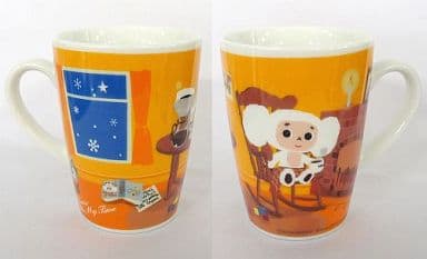 White Cheburashka Winter Mug (Orange) 「 Cheburashka 」 Doutor Original ...