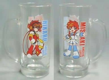 Glass (Character Kuta) [A la Carte] Suzuhara Misaki & Hikaru Jug Glass ...