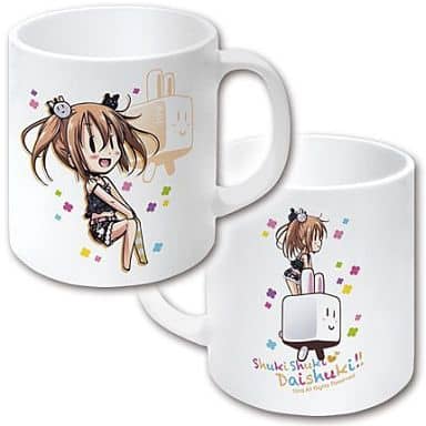 B : Futaba-aoi Color Mug 「 Shuki Shuki Daishuki! 」 | Goods ...