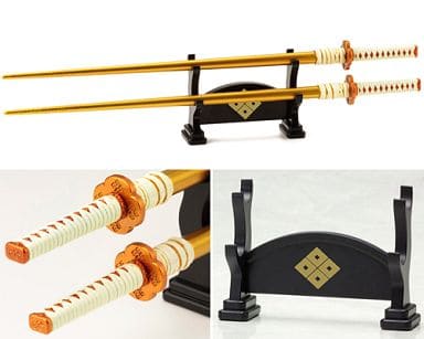 Chopsticks and spoon (Character cutter) Kojiro Sasaki Samurai chopstick ...