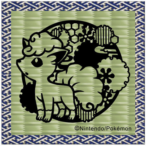 Coaster (Character Kuta) ROCON (ALOLA no Sugata) Kirie Series Tatami ...