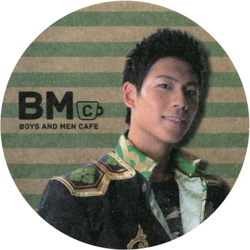 Coaster (Male) Masato YOSHIHARA Coaster (Round Stripe / Green) BOYS AND ...