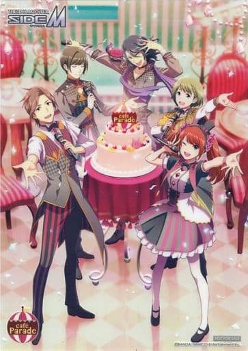 Tableware and others (Mr. Character) Cafe Parade clear paper luncheon mat "idol Master SideM× ...