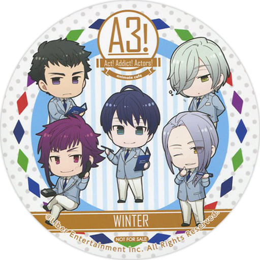Fuyugumi Unit Coaster "A3! (A3) ×animatecafe" Goods Sales Purchase benefits | Goods ...
