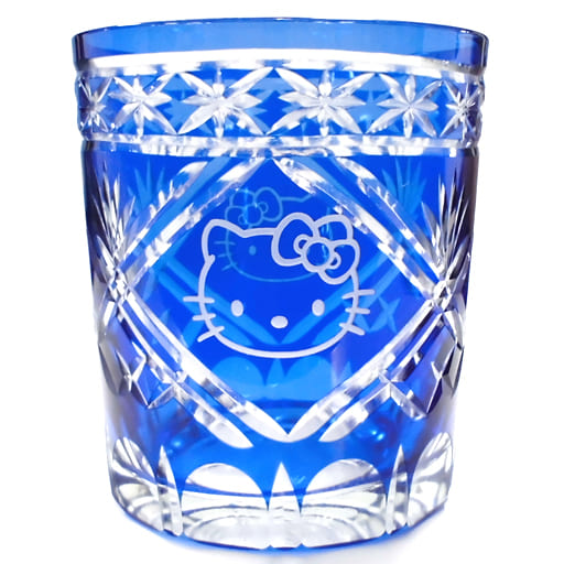 Hello Kitty (blue) Cool Modern Kiriko glass "Hello Kitty" | Goods ...