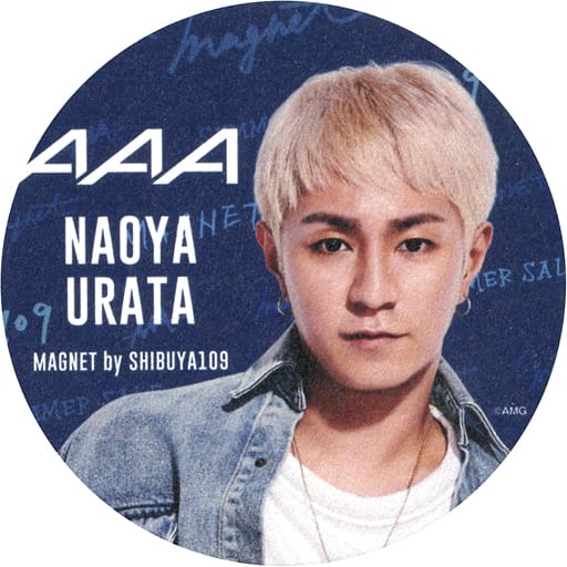 Naoya Urata Original coaster "AAA × MAGNET by SHIBUYA109" collaboration menu drink order bonus ...